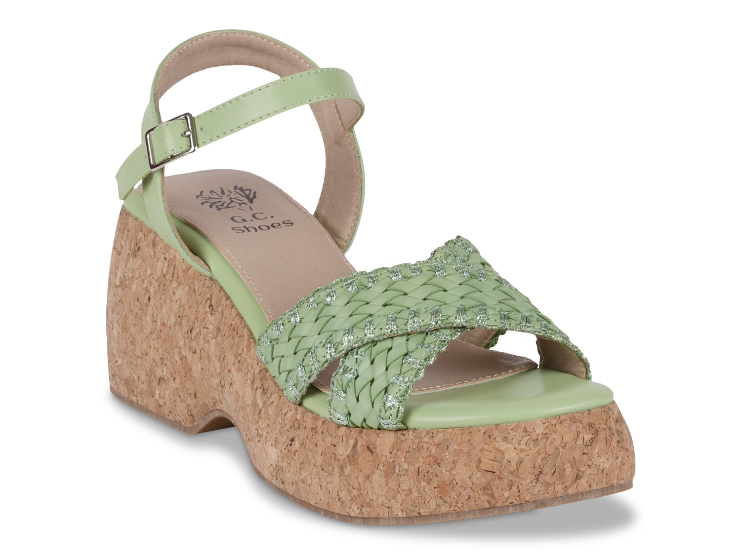GC Shoes Lucy Wedge Sandal - Free Shipping | DSW