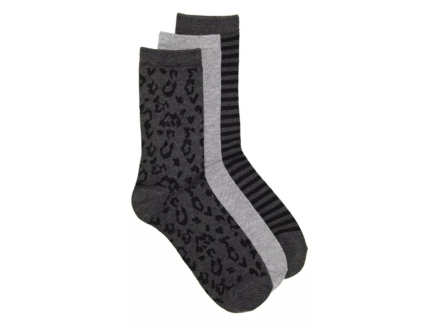 Kelly & Katie Leopard Women's Crew Socks - 3 pack - Free Shipping | DSW
