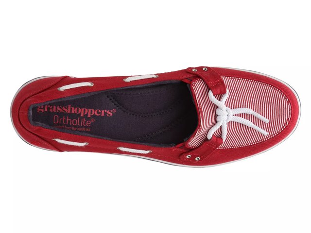 Grasshoppers Windham Striped Boat Shoe Dsw