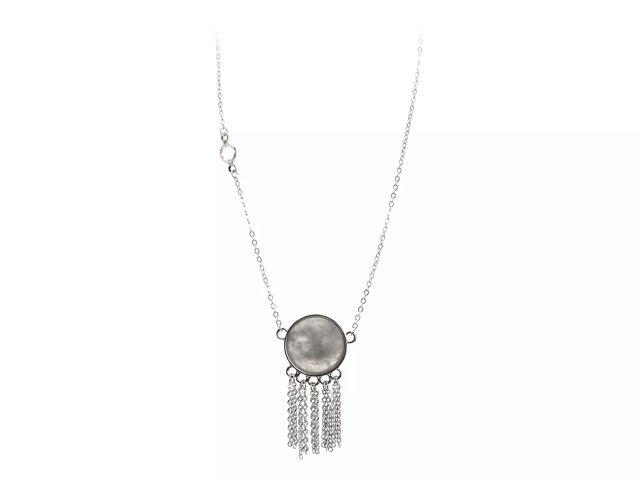 One Wink Semi Precious Stone Tassel Short Pendant Necklace Free