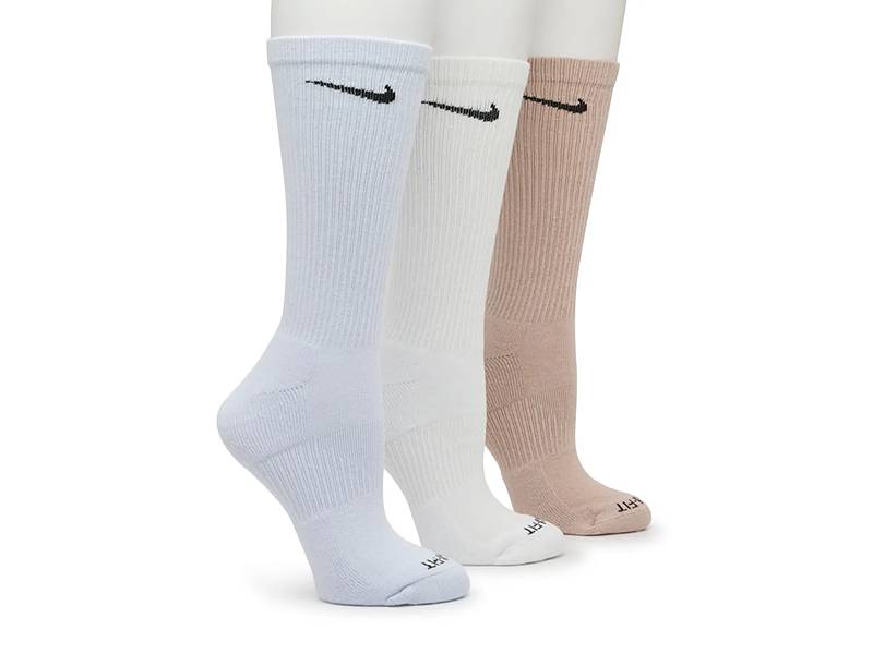 Nike Everyday Plus Cushioned Men's Crew Socks - 6 Pack - Free Shipping ...