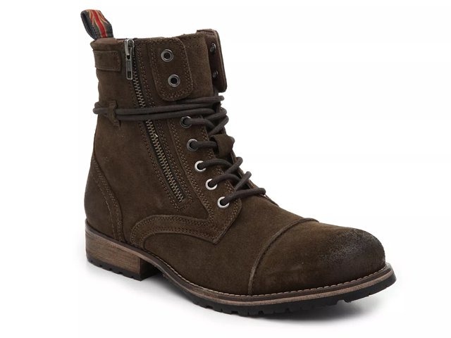 Rustic Asphalt Pick Up Cap Toe Boot - Free Shipping | DSW