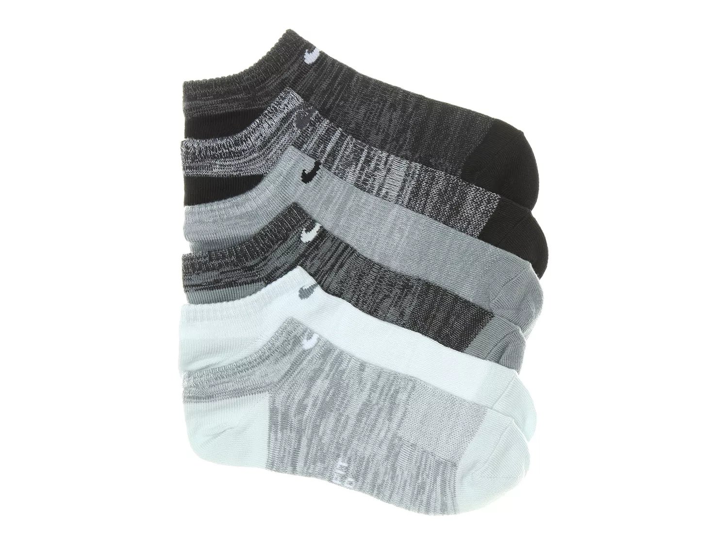 Nike Everyday Women's No Show Socks - 6 Pack - Free Shipping | DSW