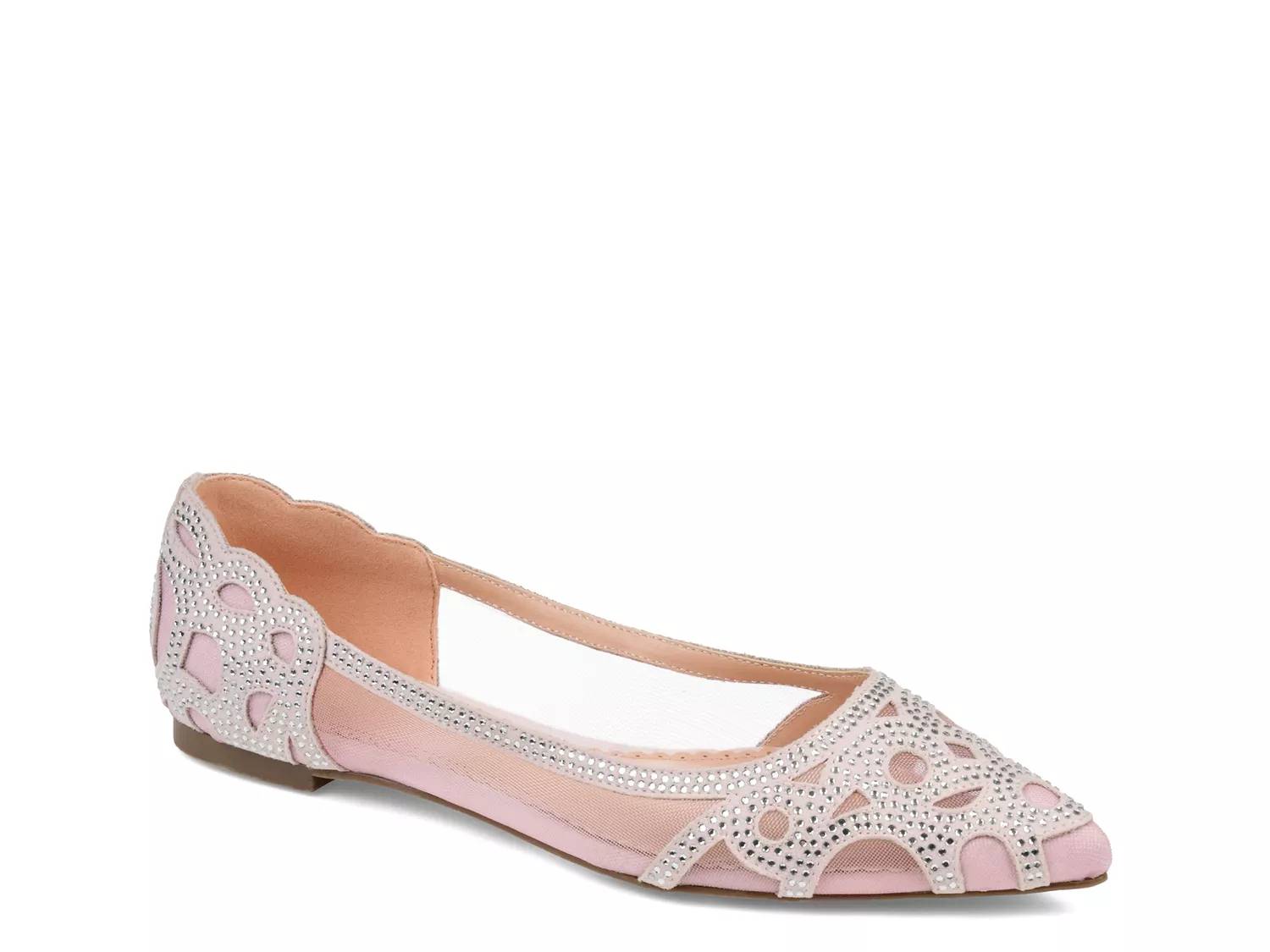 Light Pink Flat Shoes