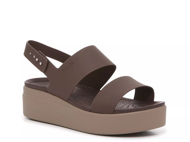 Crocs Brooklyn Low Wedge Sandal - Women's - Free Shipping | DSW
