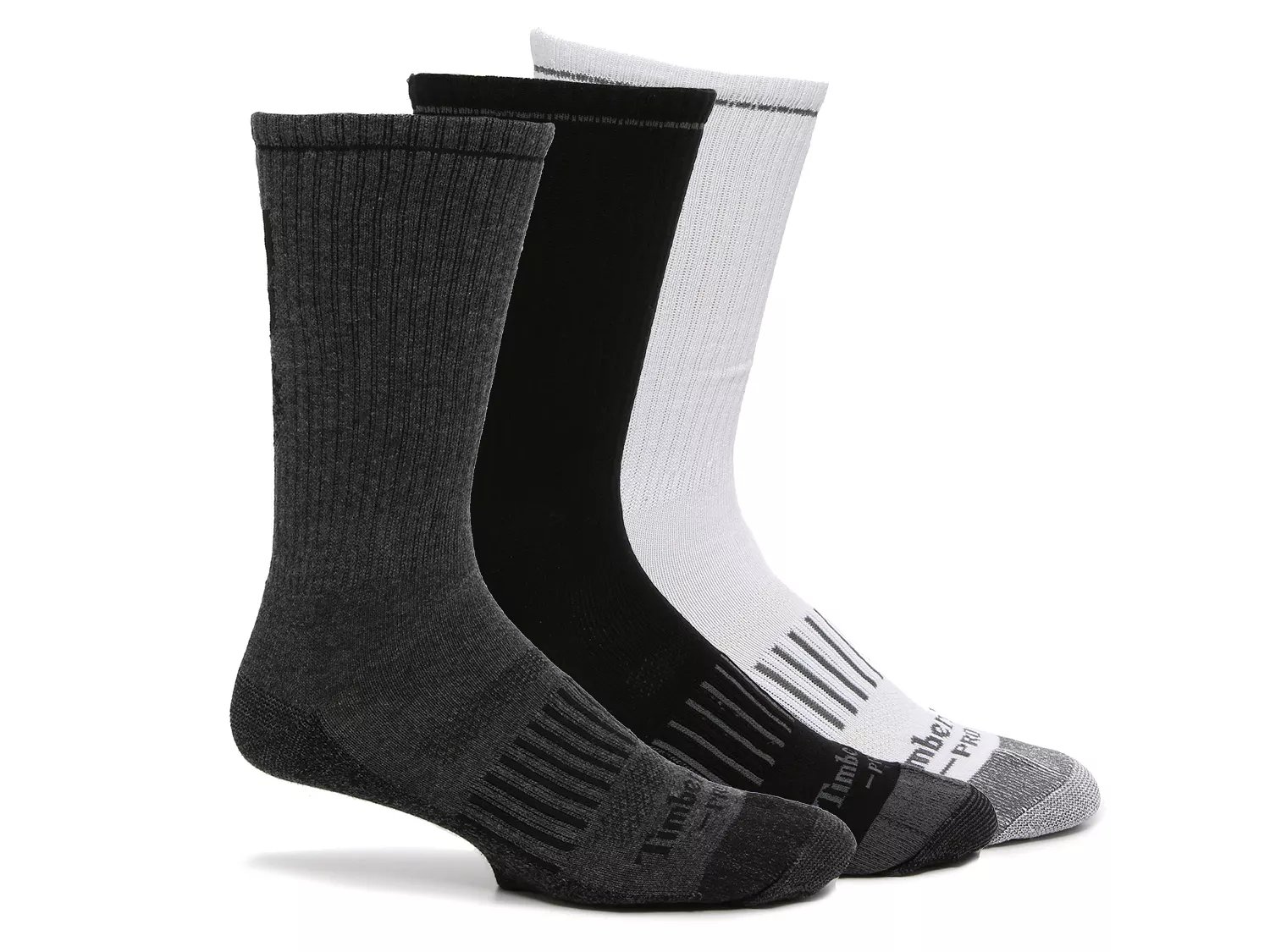 Timberland Pro Cush Men's Crew Socks - 3 Pack - Free Shipping | DSW