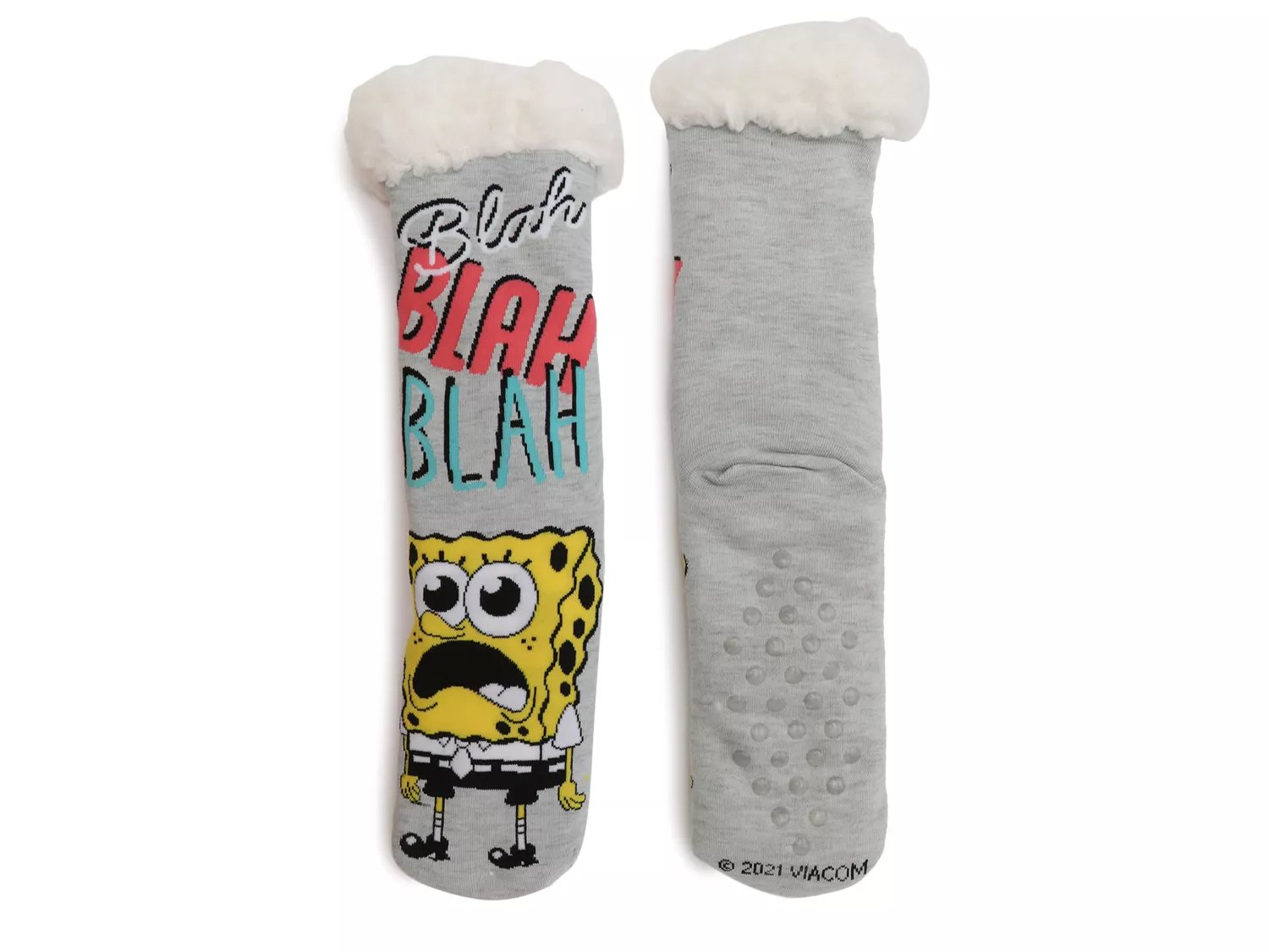 High Point Design Spongebob Fuzzy Socks - Free Shipping | DSW