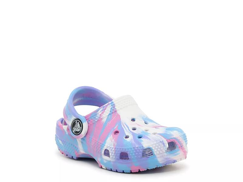 Crocs Classic Digi Block Clog - Kids' - Free Shipping | DSW