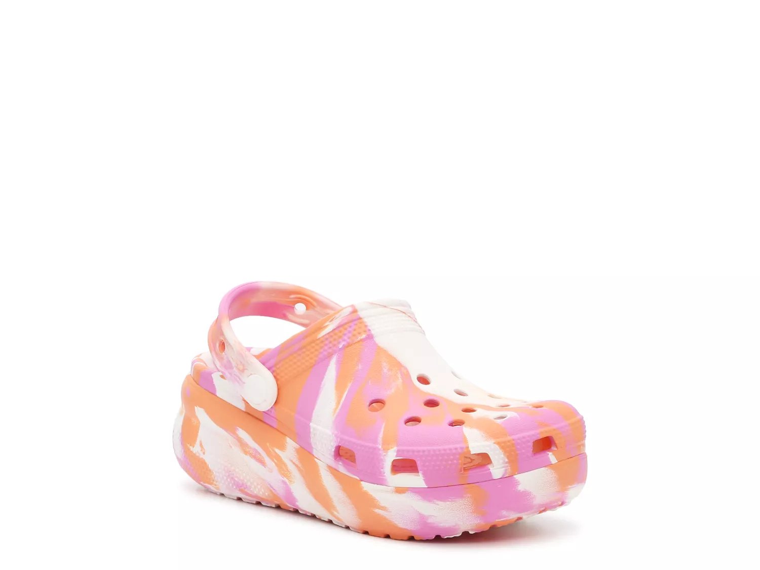 Crocs Marbled Cutie Wedge Clog - Kids' - Free Shipping | DSW