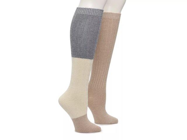 Crown Vintage Colorblock Women's Knee Socks - 2 Pack - Free Shipping | DSW