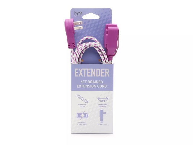 iJoy Braided Extension Cord - Free Shipping | DSW