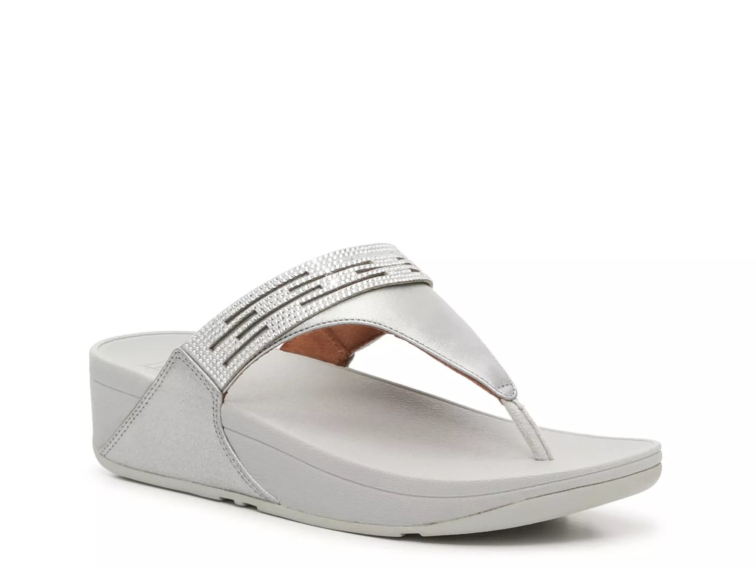 FitFlop Lulu Rhinestone Wedge Sandal - Free Shipping | DSW