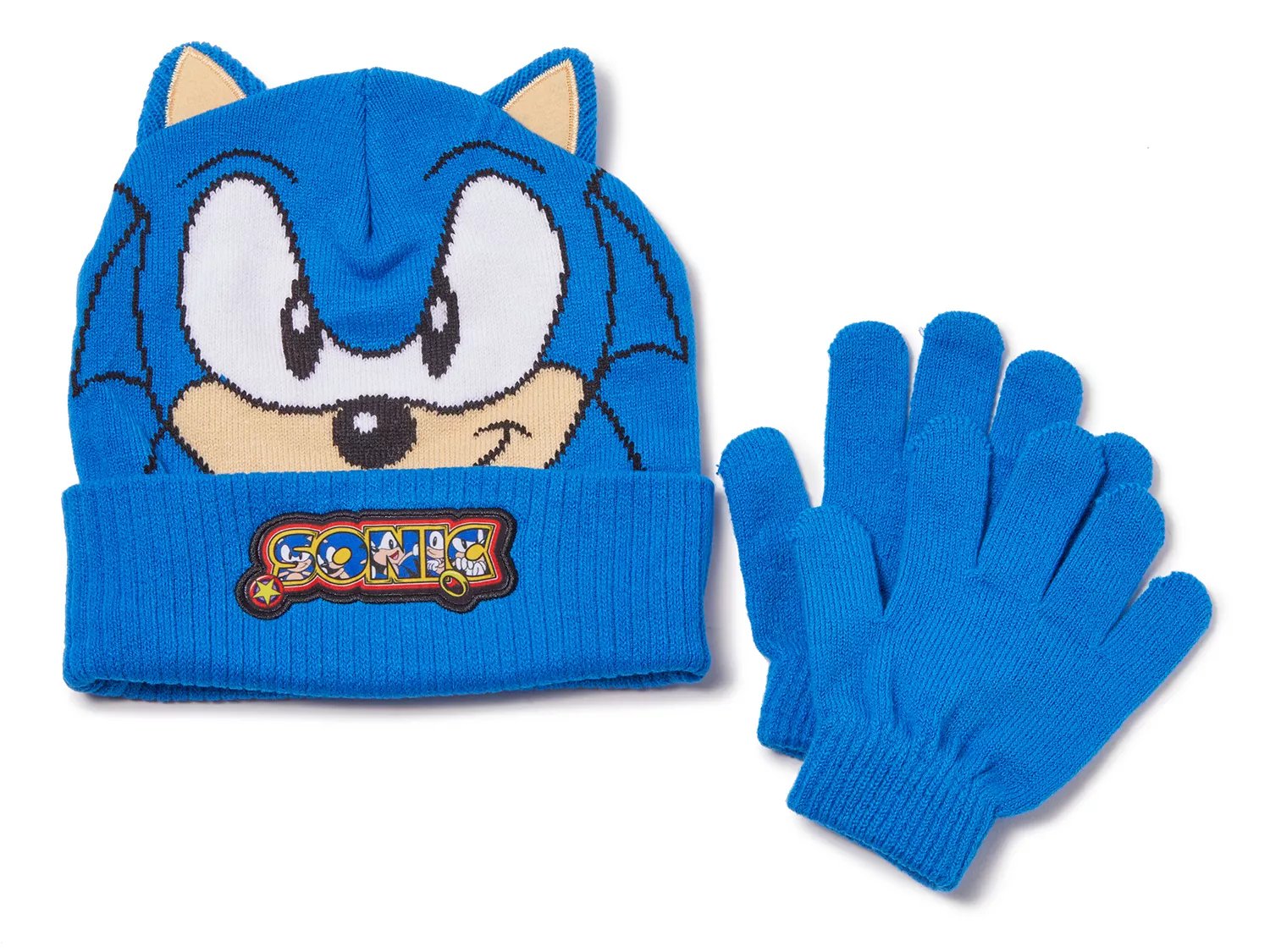 Sonic Sonic The Hedgehog Kids' Beanie & Gloves Set - Free Shipping | DSW
