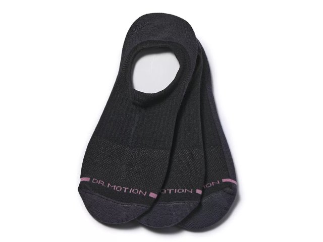 Dr. Motion Everyday Women's Compression No Show Liners- 3 Pack - Free ...