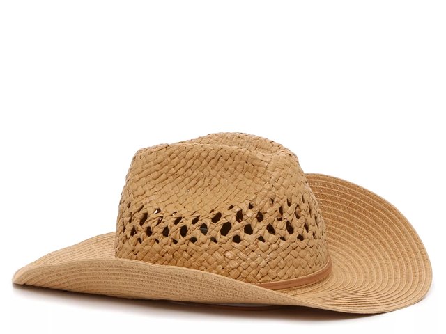 Crown Vintage Straw Cowboy Hat - Free Shipping | DSW