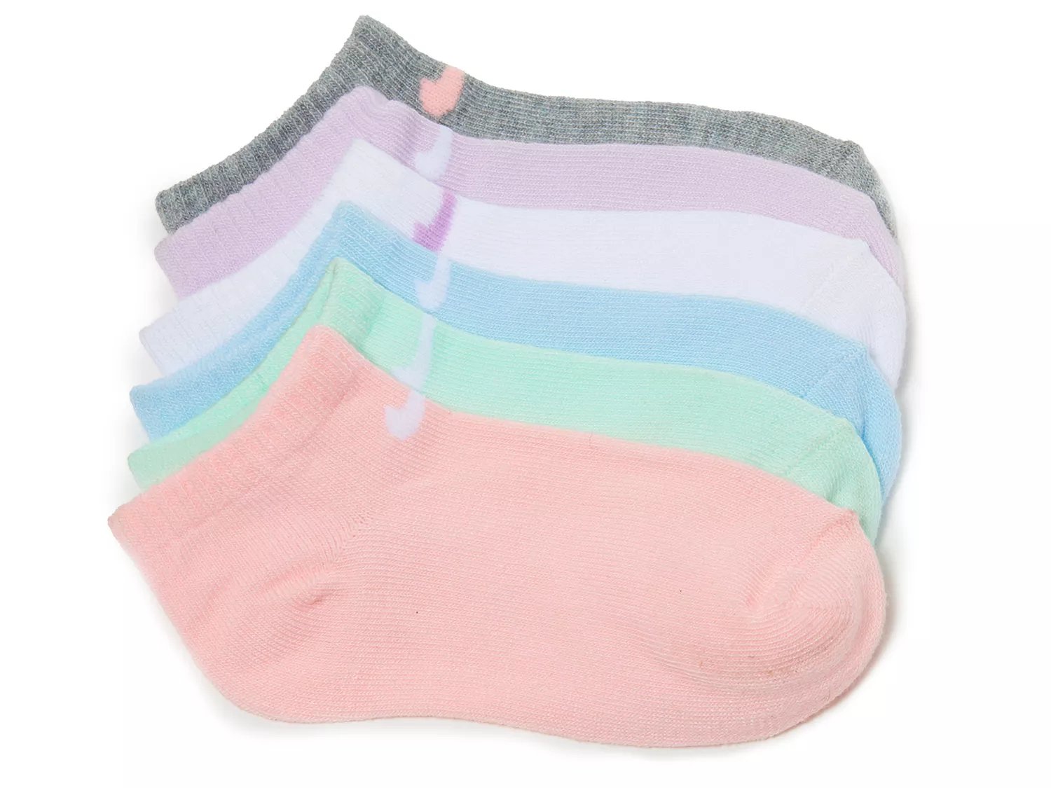 Nike Lightweight Kids' No-Show Socks - 6 Pack - Free Shipping | DSW
