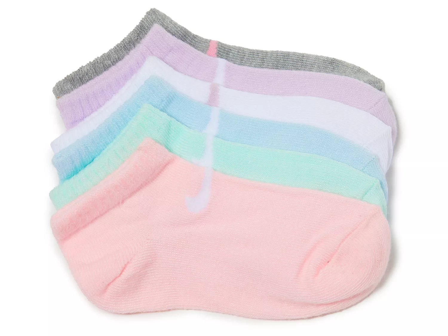 Nike Lightweight Kids' No-Show Socks - 6 Pack - Free Shipping | DSW