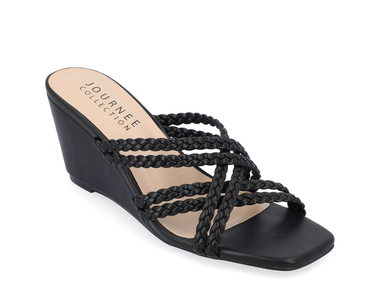 Journee Collection Baylen Wedge Sandal - Free Shipping | DSW