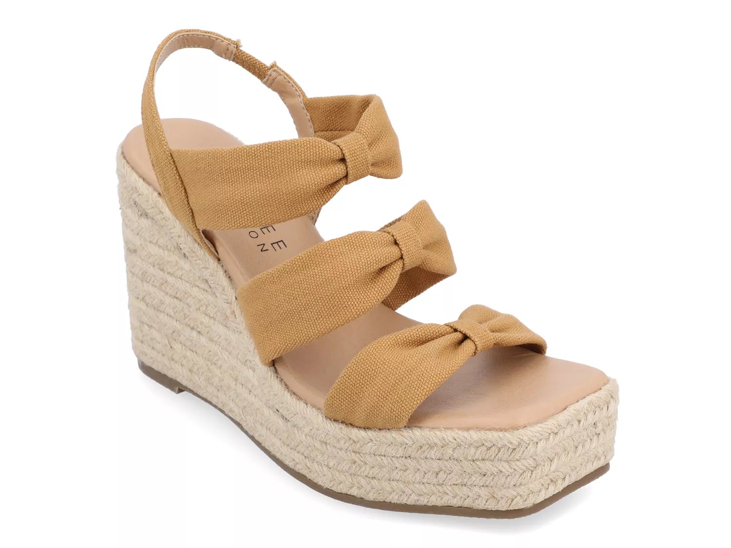 Journee Collection Santorynn Wedge Sandal - Free Shipping | DSW