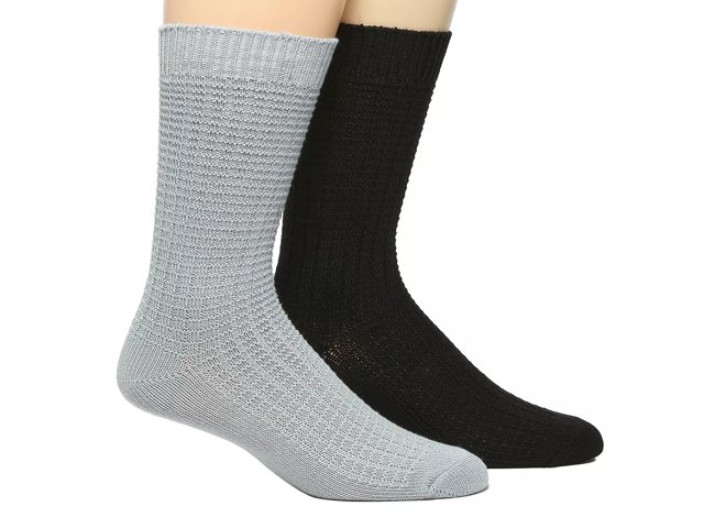 Crown Vintage Waffle Mens Crew Socks 2 Pack Free Shipping Dsw