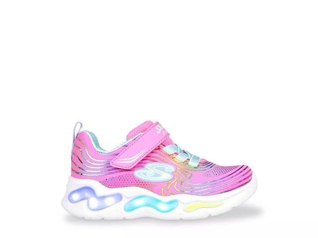 Skechers Wavy Beams Slip-On Light-Up Sneaker - Kids' - Free Shipping | DSW