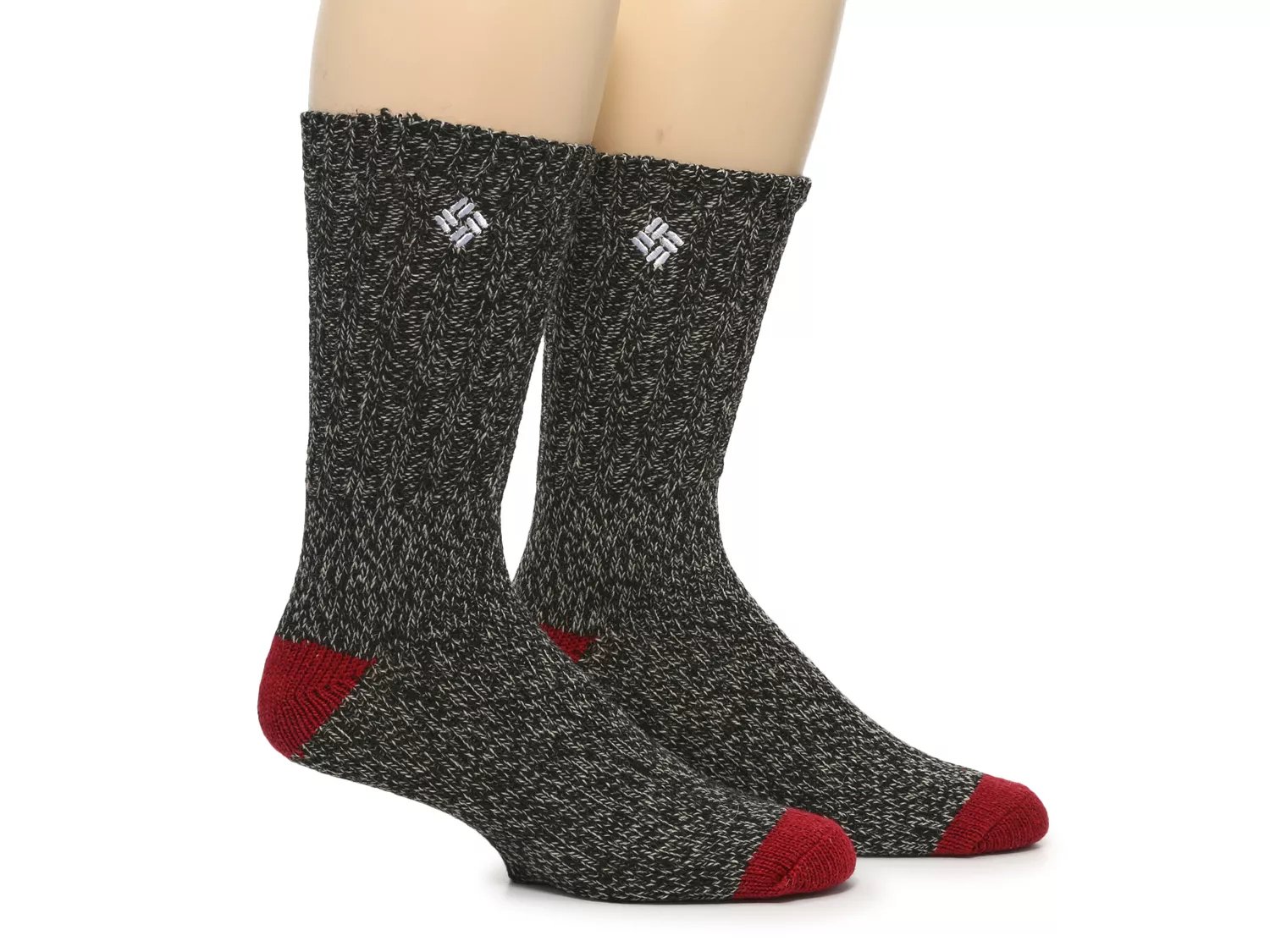 Columbia Wool-Blend Crew Socks - 2 Pack - Free Shipping | DSW