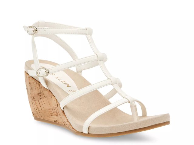 Anne Klein Isadore Wedge Sandal - Free Shipping | DSW