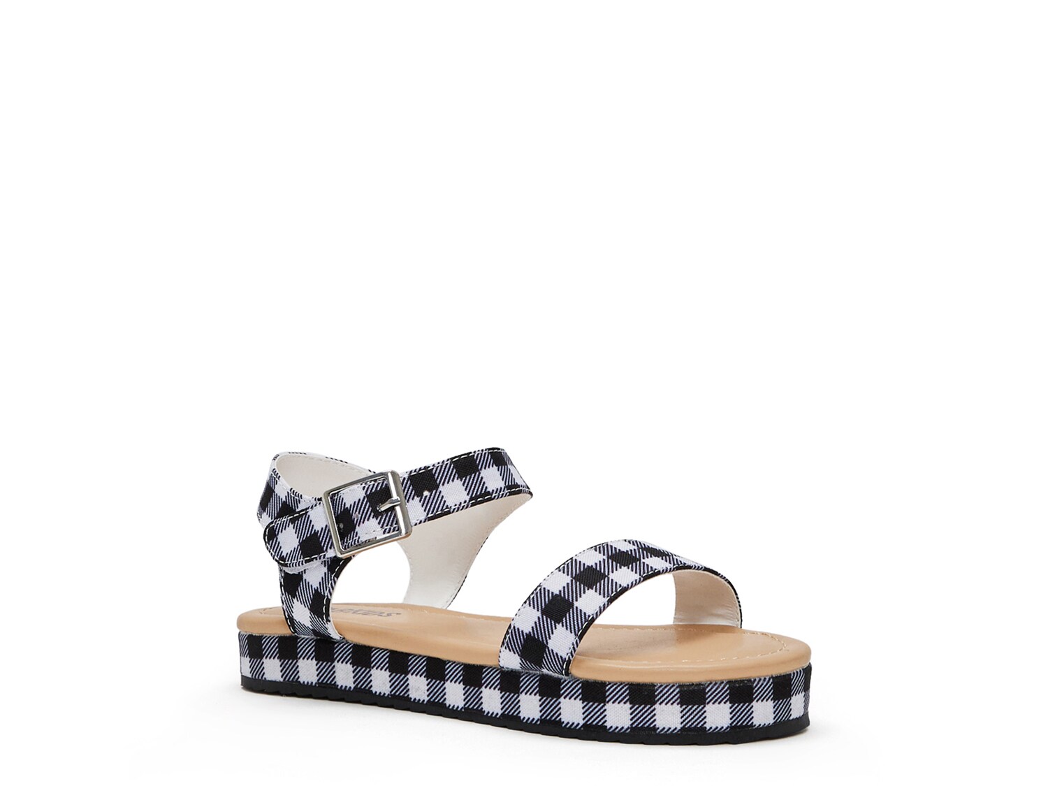 FABKIDS Gingham Platform Sandal - Kids' - Free Shipping | DSW