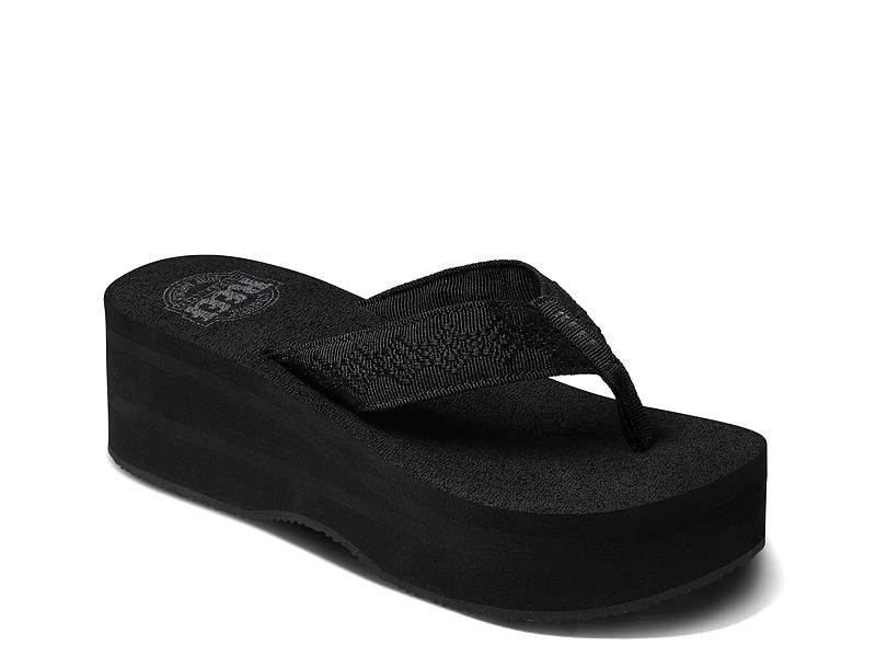 Reef Cushion Sol Hi Wedge Sandal - Free Shipping | DSW