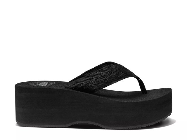 Reef Sandy Hi Wedge Sandal - Free Shipping | DSW