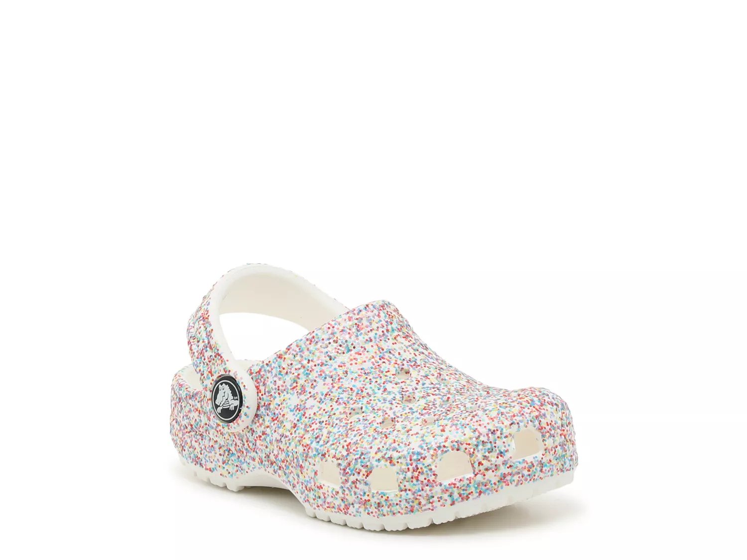 Crocs Classic Sprinkle Glitter Clog - Kids' - Free Shipping | DSW