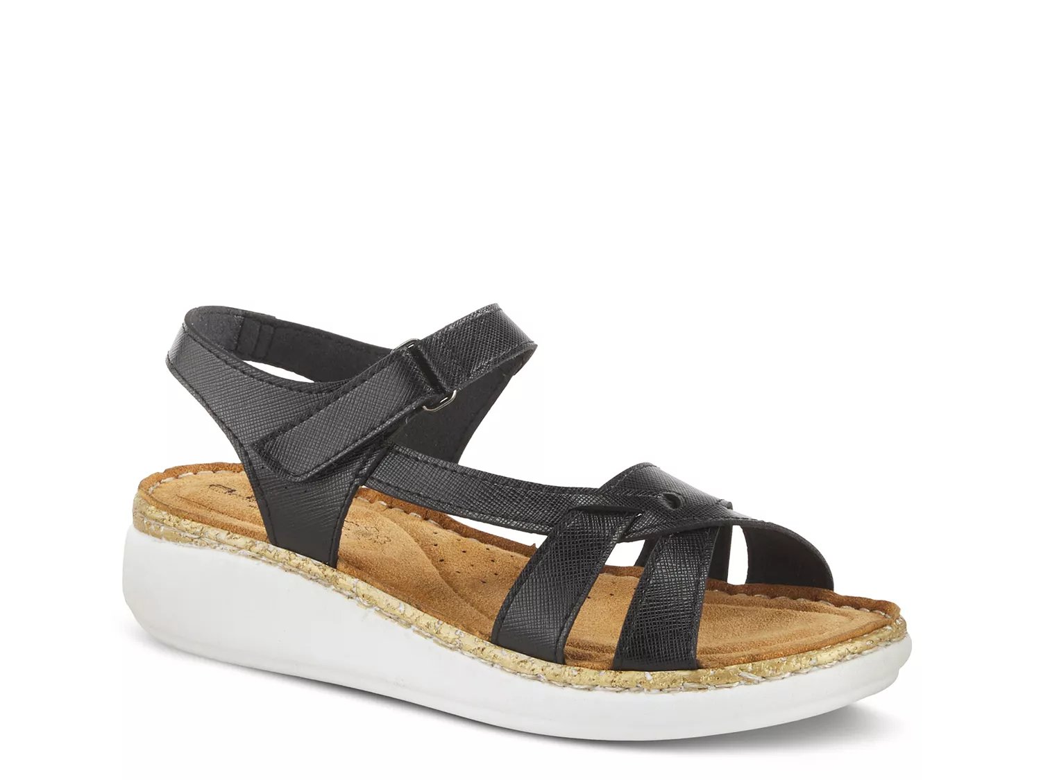 Flexus by Spring Step Chambria Wedge Sandal - Free Shipping | DSW