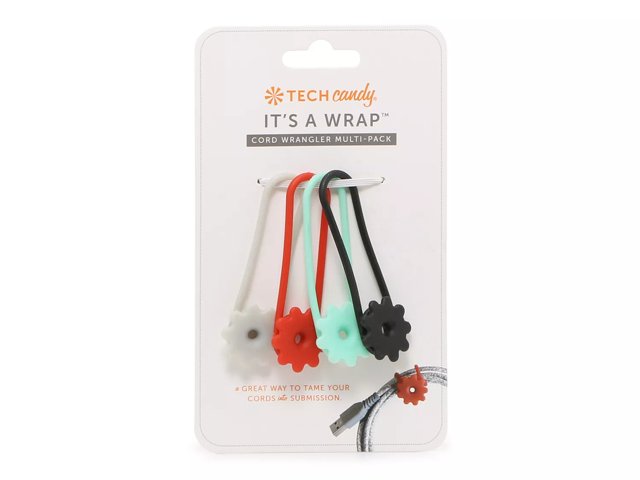 Tech Candy It's A Wrap Cord Wrangler Set - 4 Pack - Free Shipping | DSW