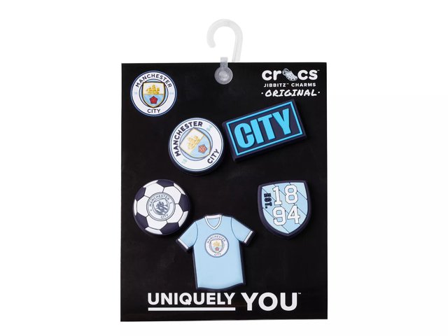 Crocs Manchester City Jibbitz Set - 5 Pack - Free Shipping | DSW