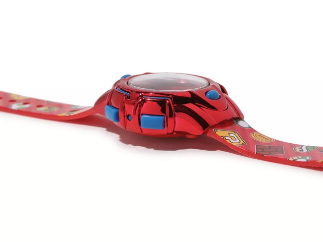 Accutime Watch Super Mario Kids' Digital Watch - Free Shipping | DSW