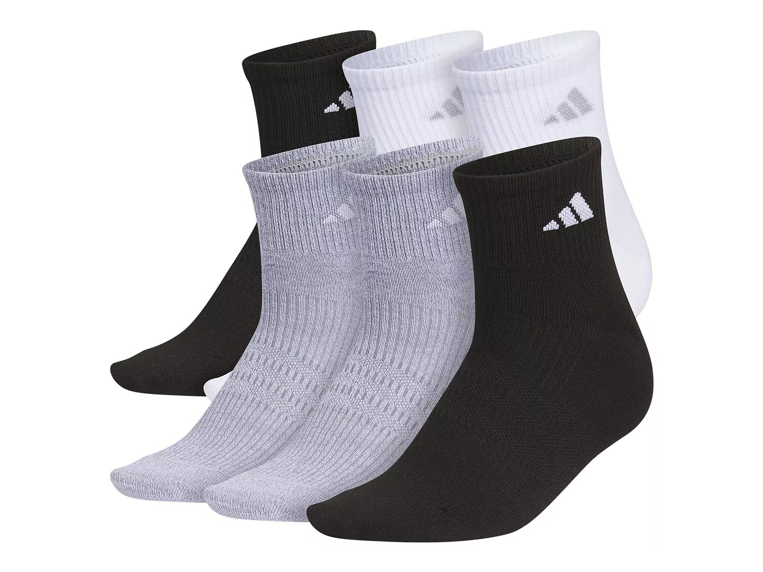 adidas Superlite 3.0 Women's Quarter Ankle Socks - 6 Pack - Free ...