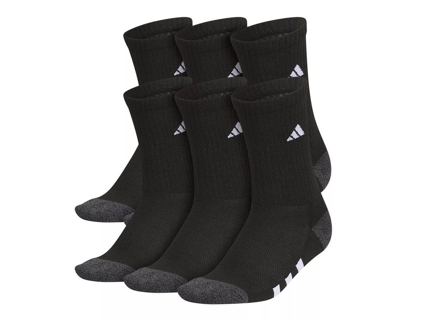 adidas Athletic Cushioned Kids' Crew Socks - Free Shipping | DSW