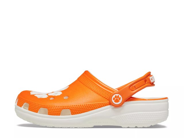 Crocs College Clemson Classic Clog - Free Shipping | DSW