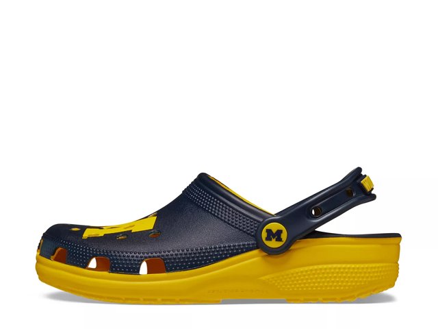 Crocs College University Of Michigan Classic Clog - Free Shipping | DSW