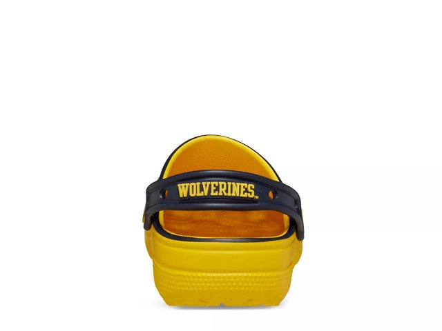 Crocs College University Of Michigan Classic Clog - Free Shipping | DSW
