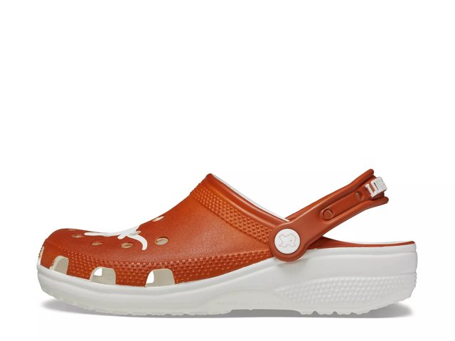 Crocs College University Of Texas Classic Clog - Free Shipping | DSW