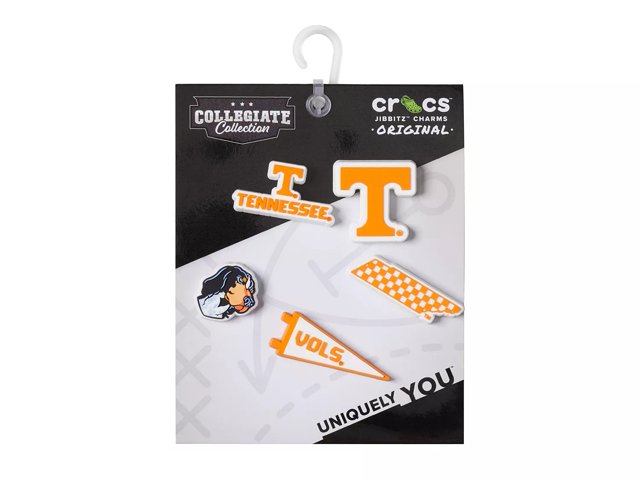 Crocs University of Tennessee Jibbitz Set - 5 Pack - Free Shipping | DSW
