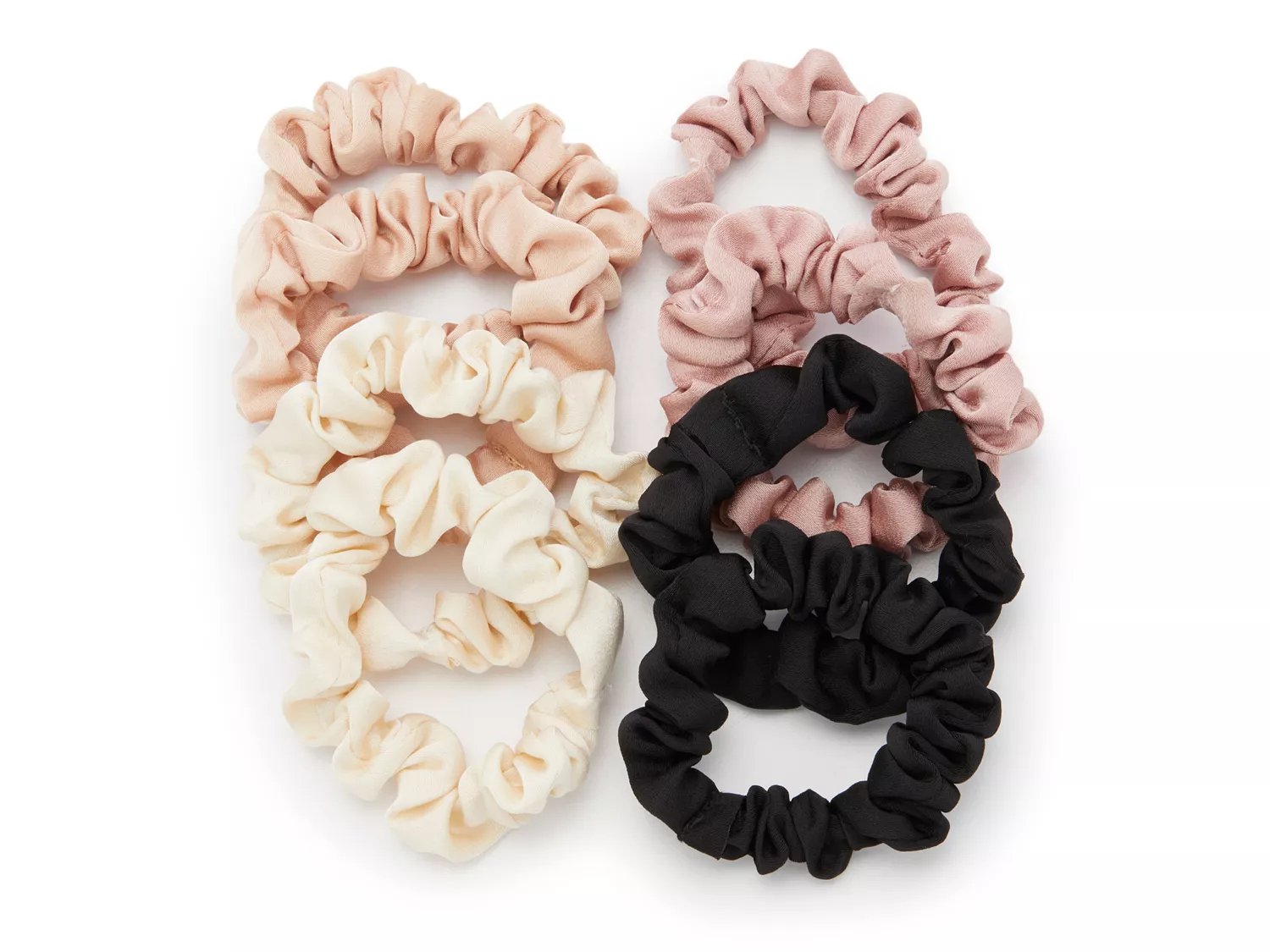 Kelly & Katie Skinny Elastic Scrunchie Set - 8 Pack - Free Shipping | DSW