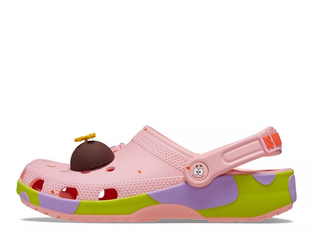 Crocs Spongebob Patrick Classic Clog - Free Shipping | DSW