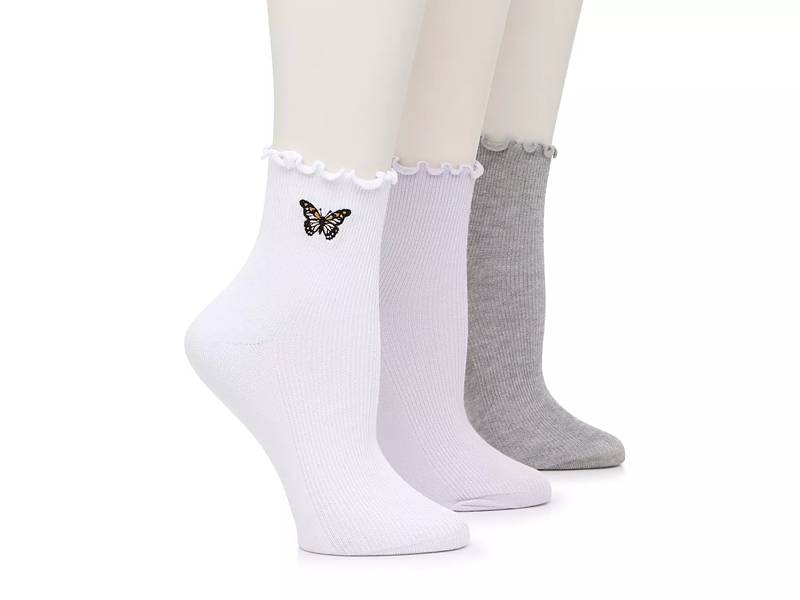 Crown Vintage Neutrals Waffle Womens Crew Socks 5 Pack Free