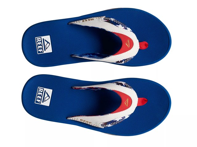 Reef Fanning America Flip Flop - Free Shipping | DSW