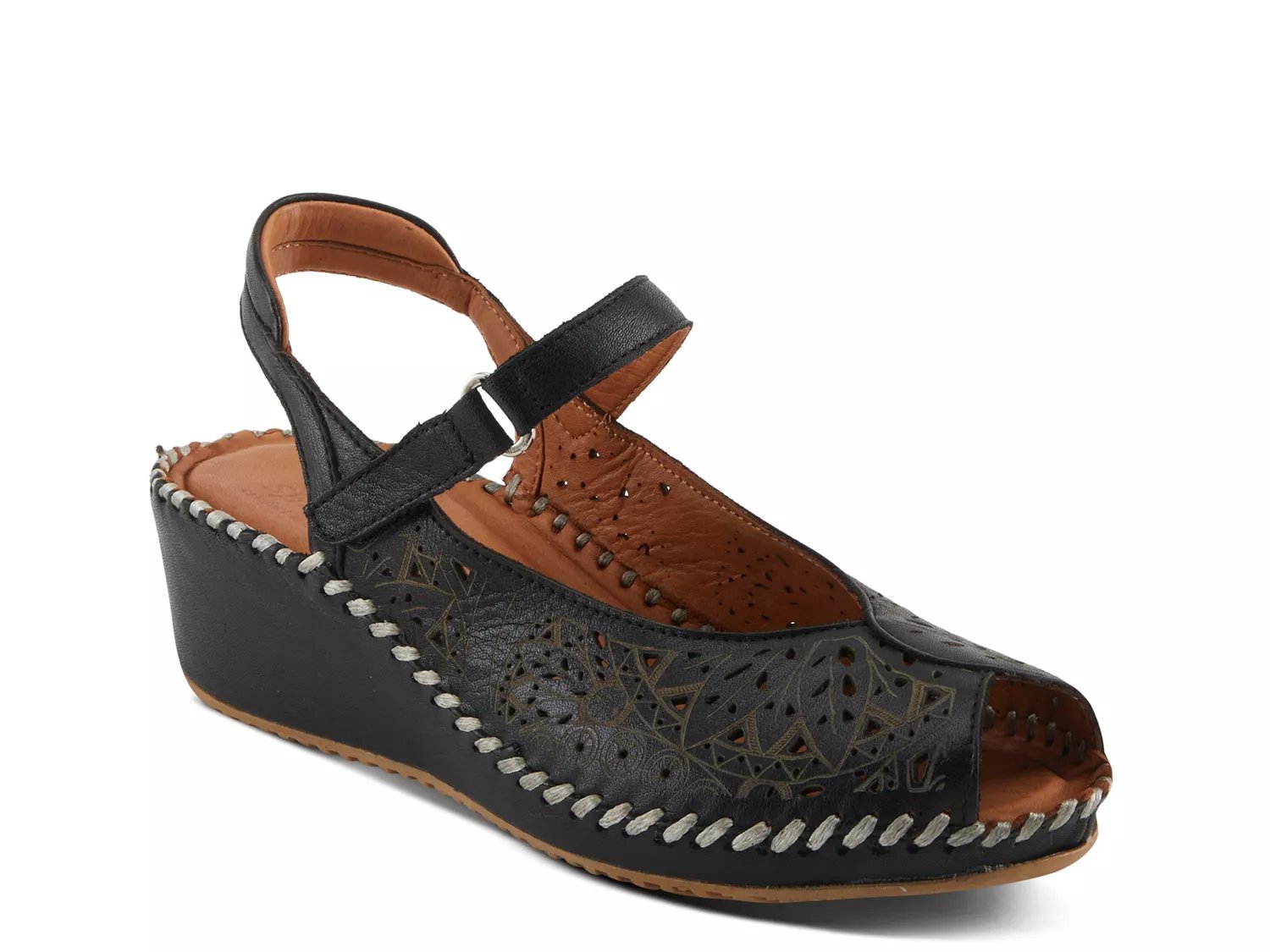 Spring Step Santonio Wedge Sandal - Free Shipping | DSW
