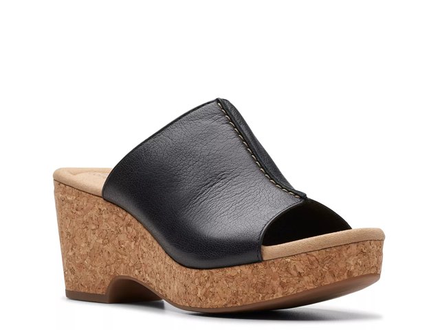 Clarks Giselle Orchid Wedge Sandal Free Shipping Dsw