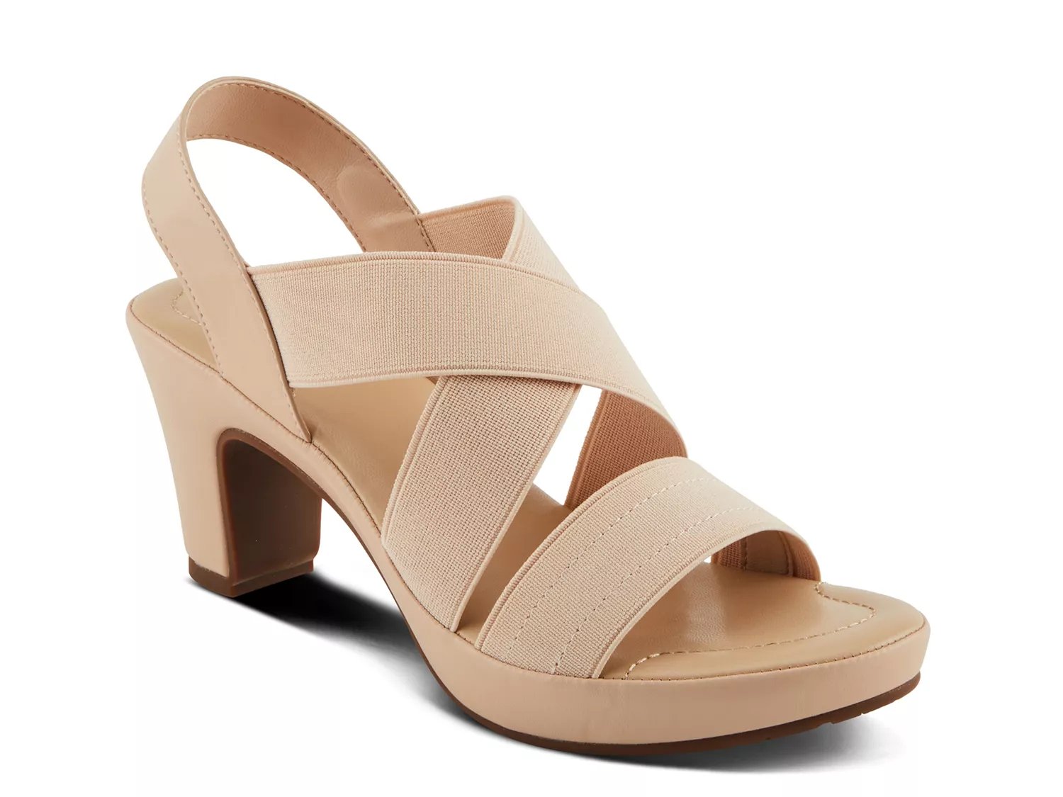 Patrizia Diya-Stretch Platform Sandal - Free Shipping | DSW