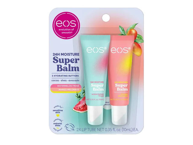 eos Super Balm Lip Balm Set - 2 Pack - Free Shipping | DSW